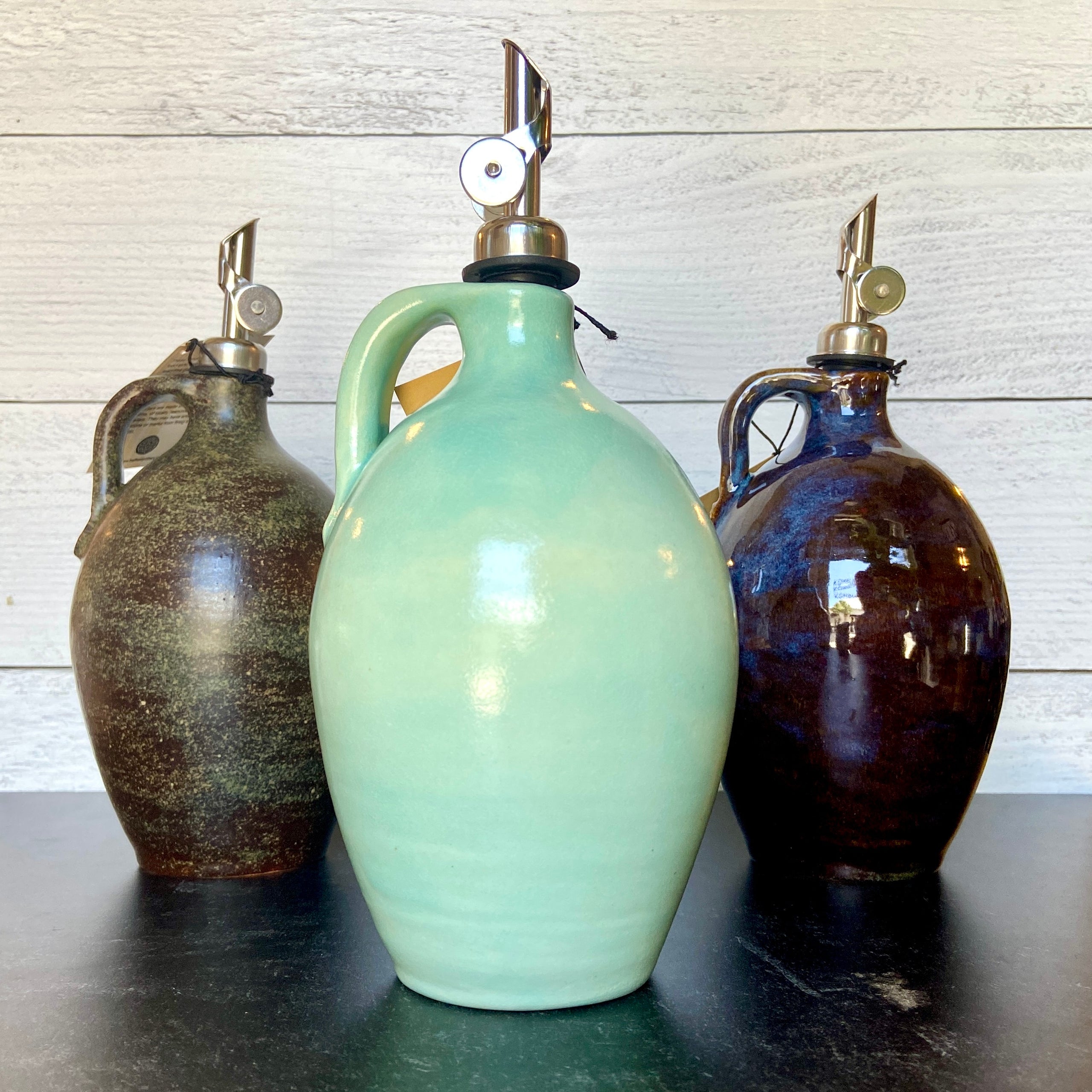 Hatfield Pottery Olive Oil Jug | 30A Olive Oil Co.